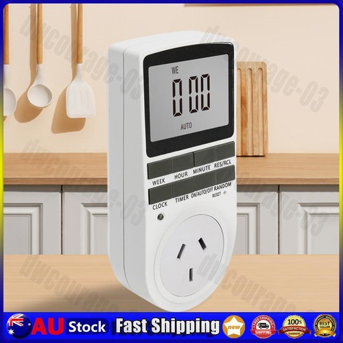 Indoor Timed Power Switch AU Plug for Household Kitchen Time Control ...