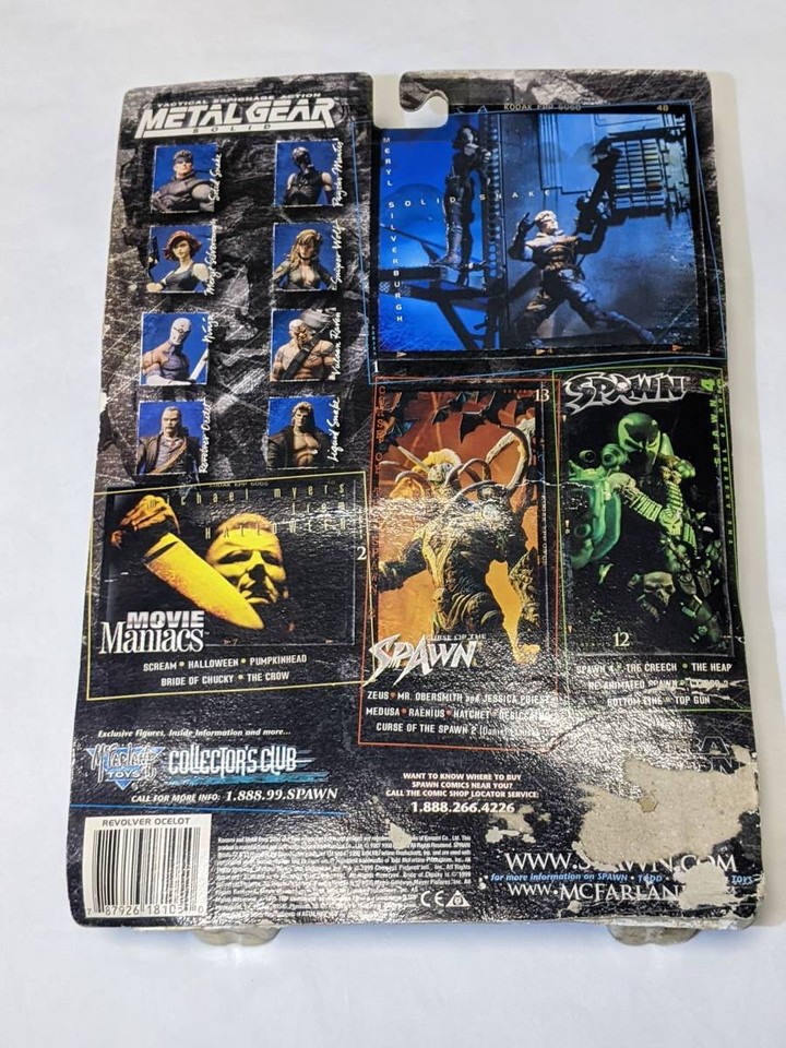 Revolver Ocelot Figure Metal Gear Solid McFarlane Toys Konami | eBay