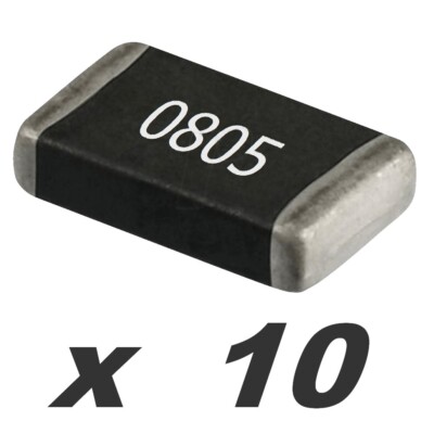 0.039 Ohms 1% 0.5W ( x 10 pieces ) Panasonic Current Sense Resistor ...