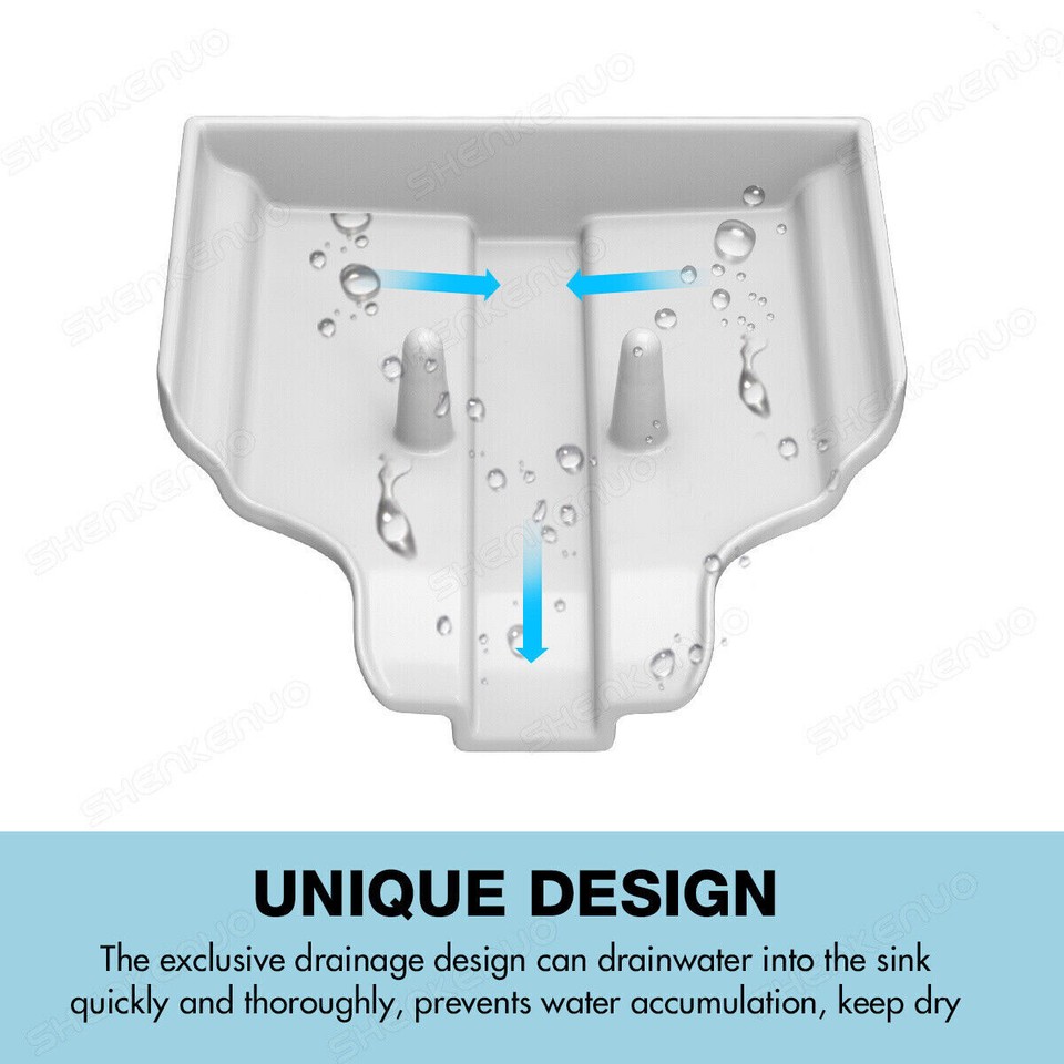 Soap Dish Self Draining Soap Saver Suction Cup Bathroom | eBay