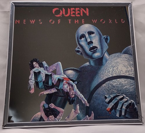 Queen Mirror News Of The World Album Cover Barry Imhoff Original ...