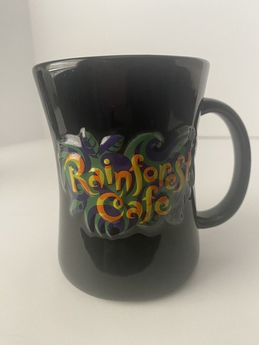 Disney Rainforest Café 3D Tree Frog Black Coffee Cup Mug | eBay