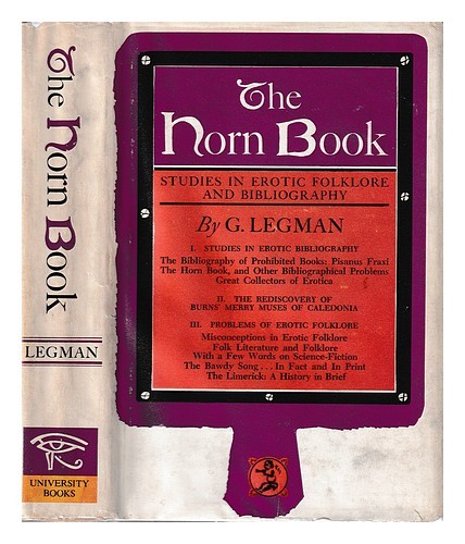 Legman, G. The Clacson Libro : Studi IN Erotica Folklore And ...
