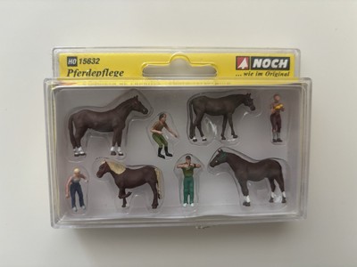HO/OO Scale Horse & Groom Figures Noch 15632 | eBay UK