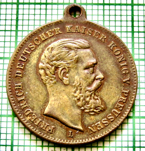 PRUSSIA Kingdom Germany ND 1888 Kaiser Frederick III Death Memorial ...