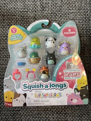 Squish A Longs 8 Figure Set 1" Series 1 By Squishmallows Avery Saniyah ...