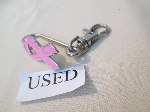 PINK RIBBON PURSE HOOK KEY FINDER KEYCHAIN | eBay