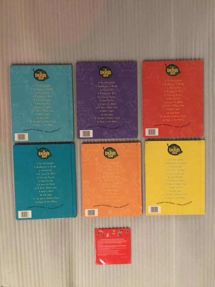 Disney Pixar A Bug’s Life 6 Books/Pixar A Bug’s Life Active Play CD-ROM ...