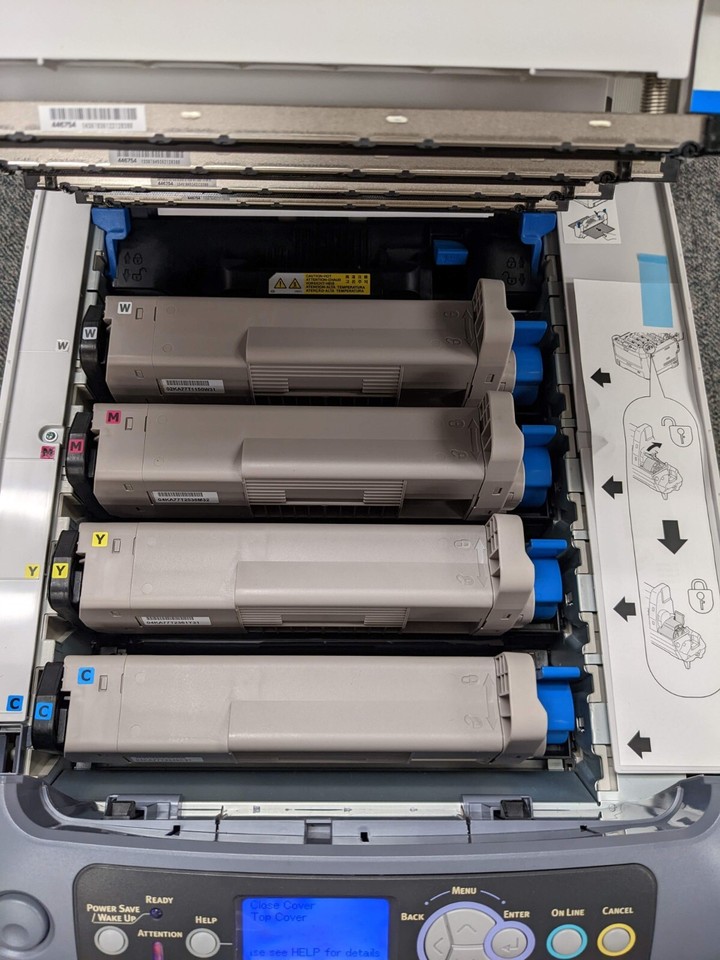 NEW OKI C711WT Digital White Toner Transfer Printer New T Shirt | eBay