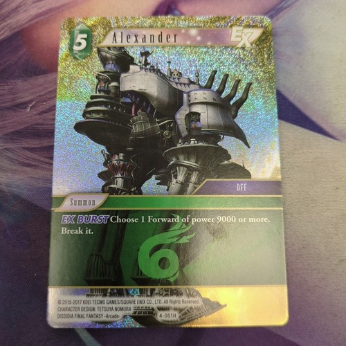 Final Fantasy TCG Opus IV Alexander EX 4-051H Foil | eBay