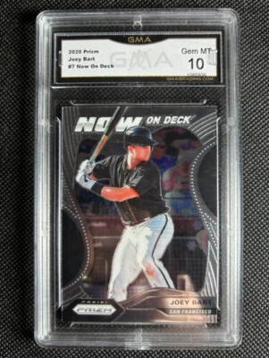 2020 Panini Prizm Joey Bart NOD-7 Now On Deck Prospect Giants GMA 10 ...