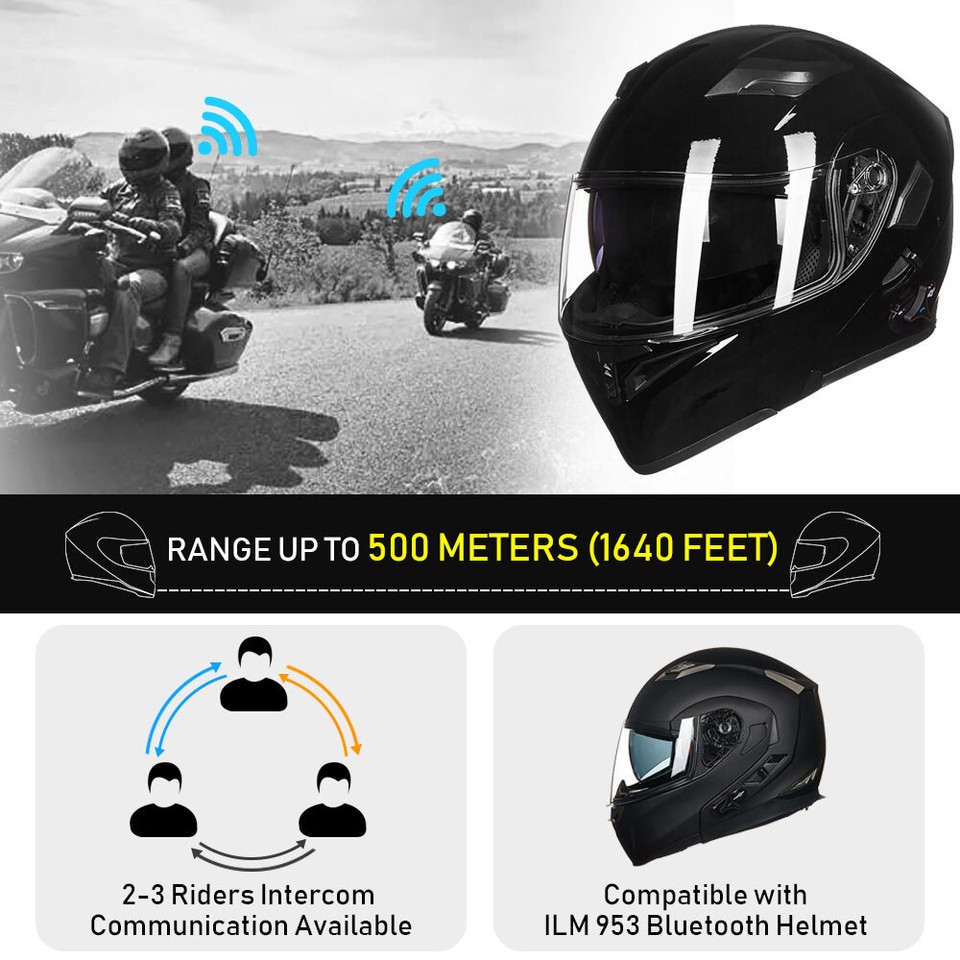 ILM Seller Refurbish Bluetooth Integrated Motorcycle Helmet Modular ...