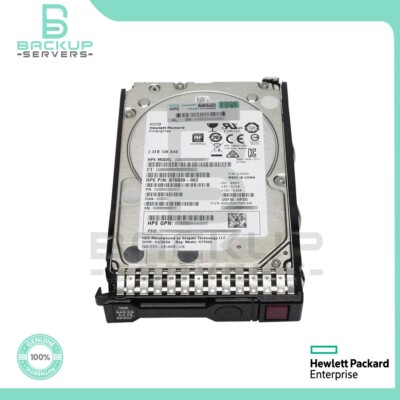 881457-B21 HP G8-G10 2.4TB 10K Smart Carrier 12Gbps SAS 2.5" HDD 881507 ...
