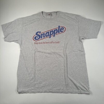 Vintage Snapple Shirt Size XXL Iced Tee Snack Promo 90s Y2k 2000s | eBay