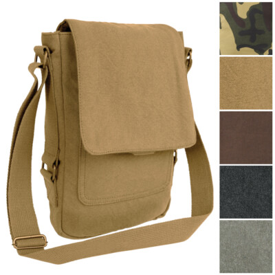 Vintage Canvas Tablet Bag- Tablet Carrier- Black OD Khaki | eBay