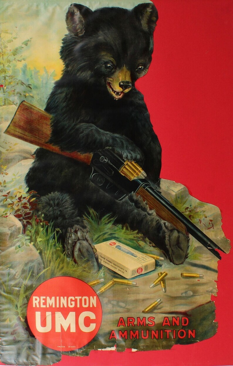 Vintage Remington Hunting Ad Reproduction Framing Print Advertising ...