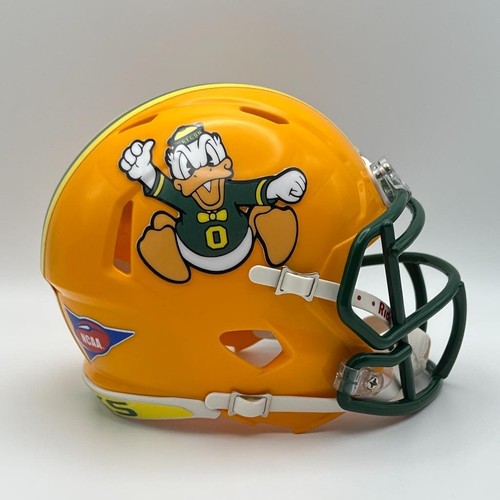 Oregon Ducks CUSTOM Gold - Alternate Duck Mini Football Helmet | eBay