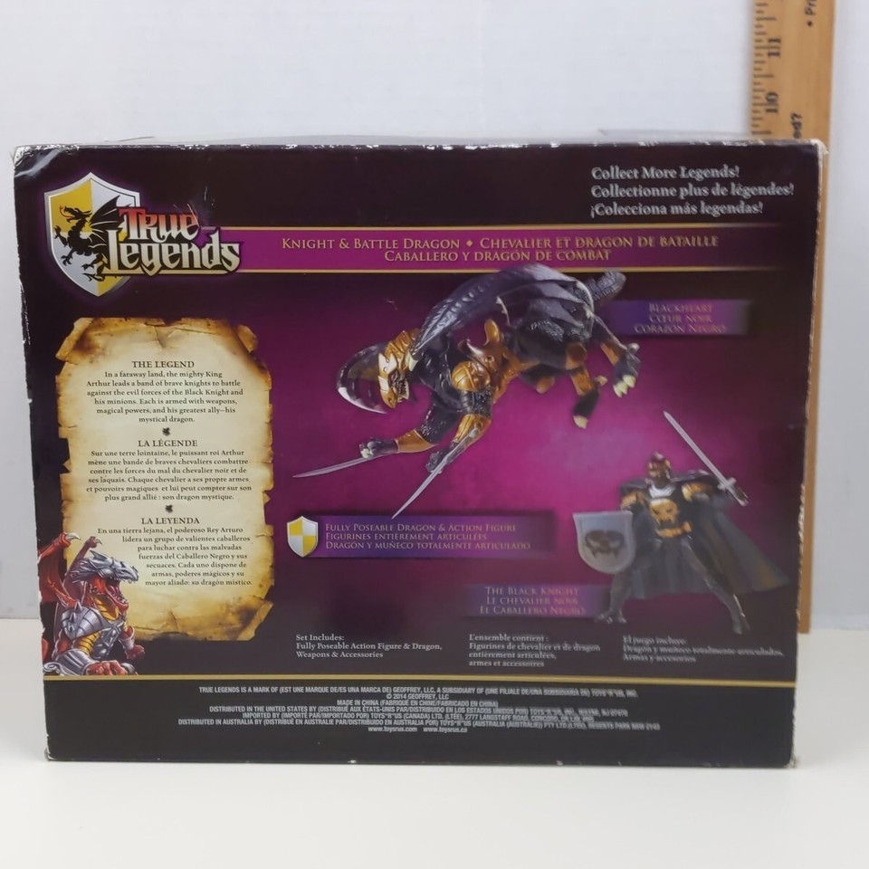 True Legends Knights and Dragons Action Figure Set Toys R Us Exclusive ...
