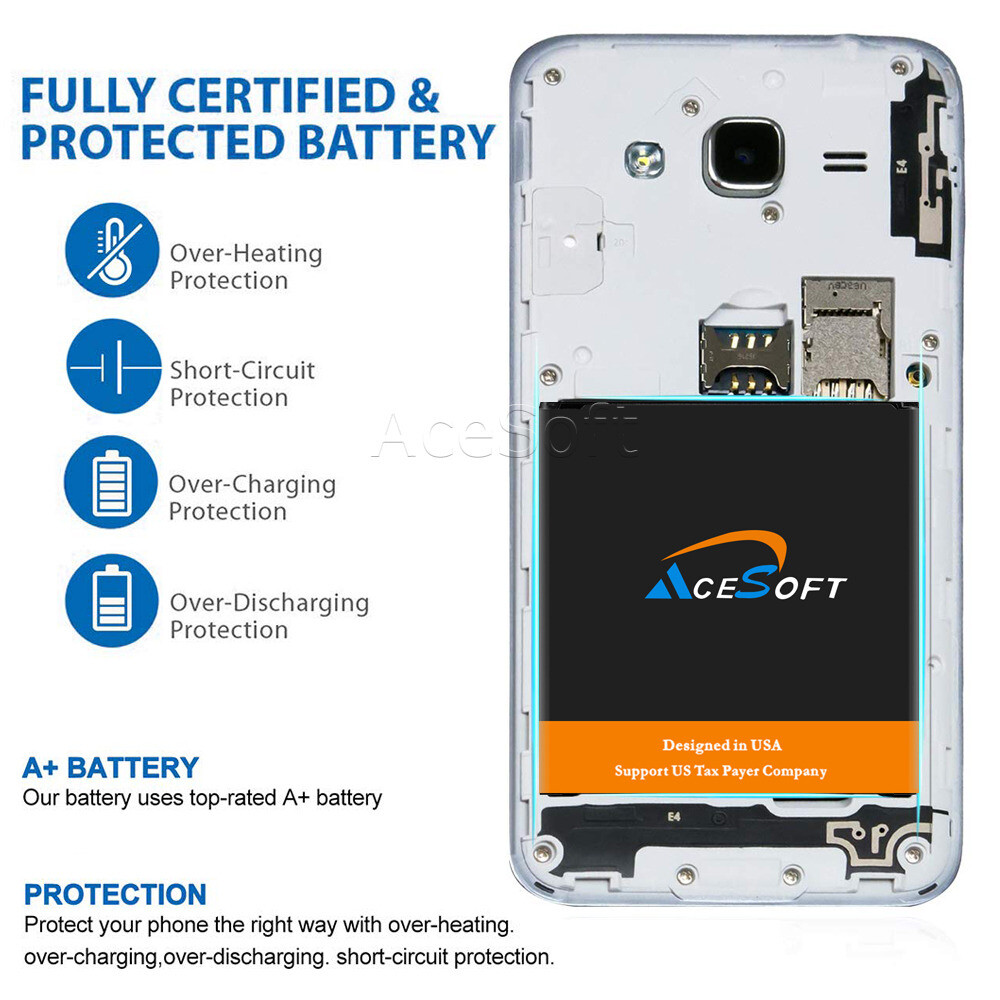 Upgraded 5070mAh Battery f Samsung Galaxy J7 SM-J700 J700M J700P J700F ...