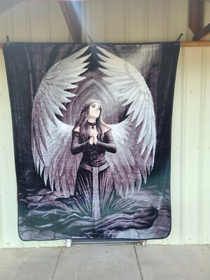 ANNE STOKES PRAYER FOR THE FALLEN FAIRY GOTHIC FANTASY QUEEN SIZE ...