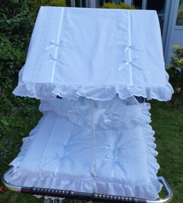 Sun Canopy and Bedding Set for Silver Cross Coach Built Pram Kensington ...