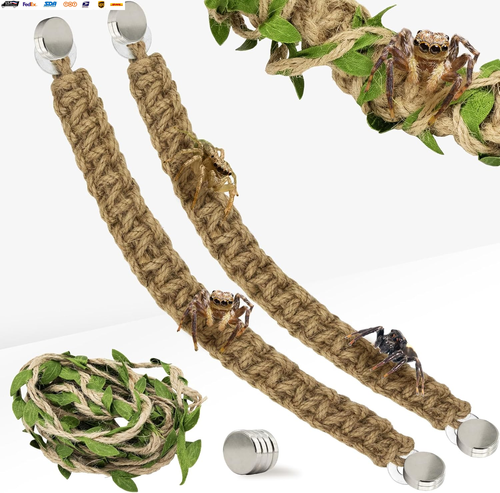 2 Pack Jumping Spider Rope Bridge Jumping Spider Accessories Rope ...