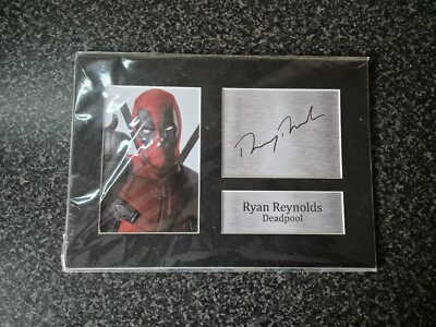 Ryan Reynolds Signed Printed Autograph A4 Print Deadpool Gift | eBay