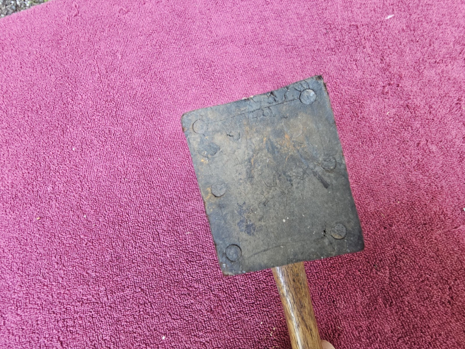 Vintage Leather Faced Mallet, Woodworking or Leather Work | eBay