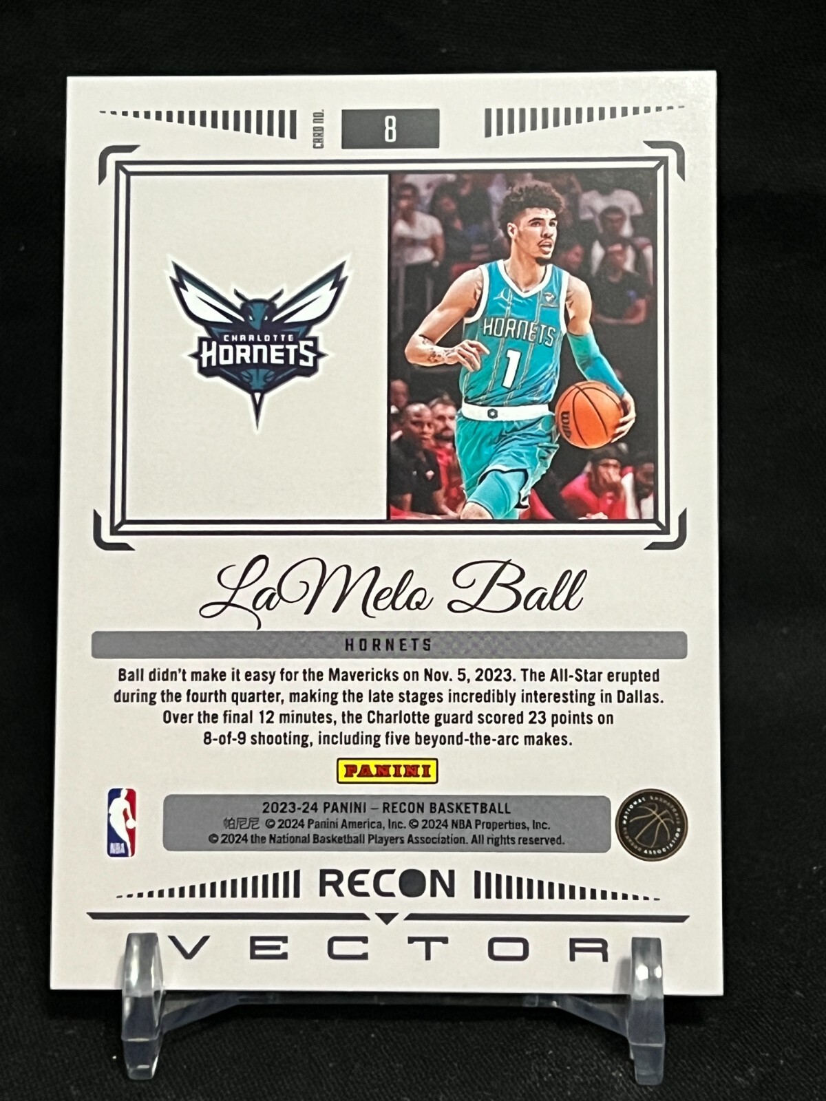 Recon Basketball 2023-24 LaMelo Ball Vector Holo Foil 8 | eBay