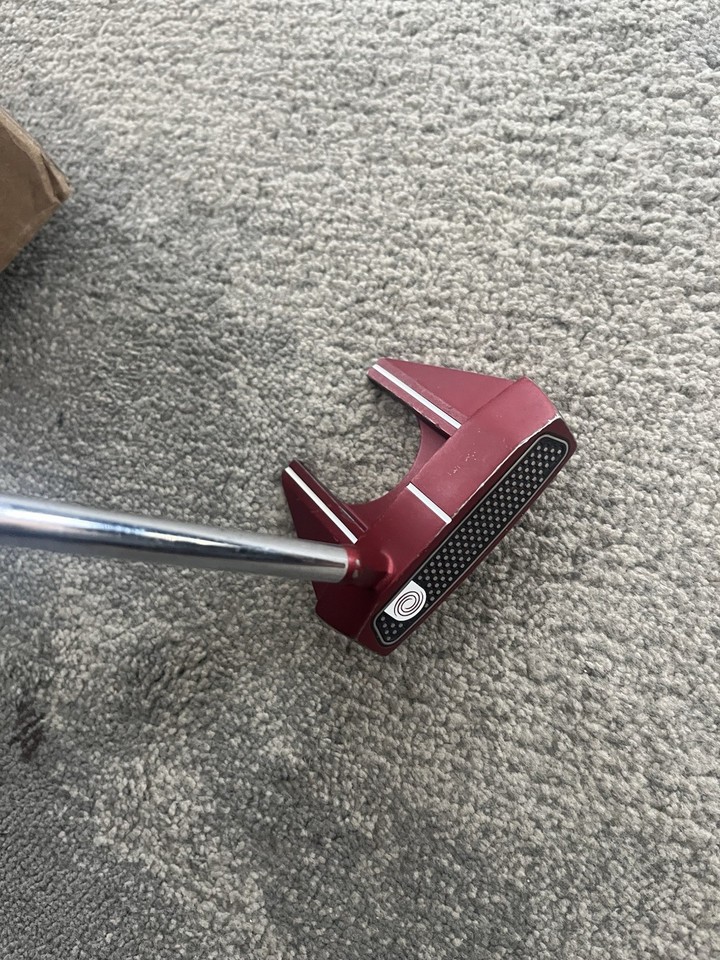 Odyssey O Works Red 7S Putter Pistol Grip! Lefty Putter In Good ...