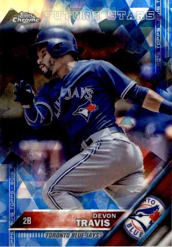 2016 Topps Blue Sapphire Chrome Refractor Devon Travis #258 | eBay