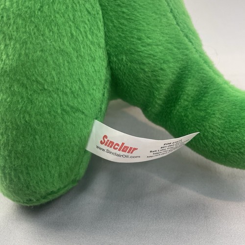 Sinclair Gas Oil Mascot Green Brontosaurus Dinosaur Promotional Plush ...