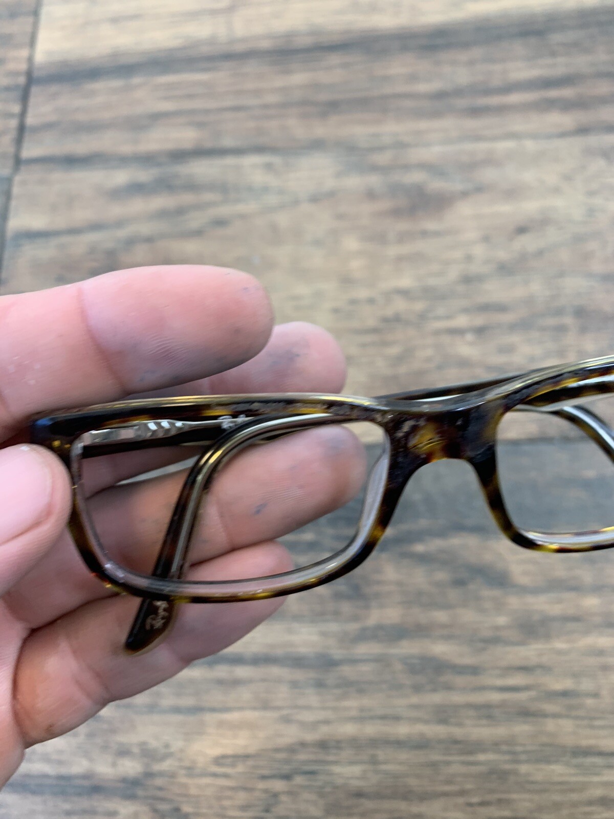 RAY-BAN RB5245 5082 Eyeglasses Frame 52-17-140 Havana Crystal Tortoise ...