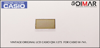 REPLACEMENT VINTAGE ORIGINAL LCD CASIO QW-1275 NOS. FOR CASIO W-741. | eBay