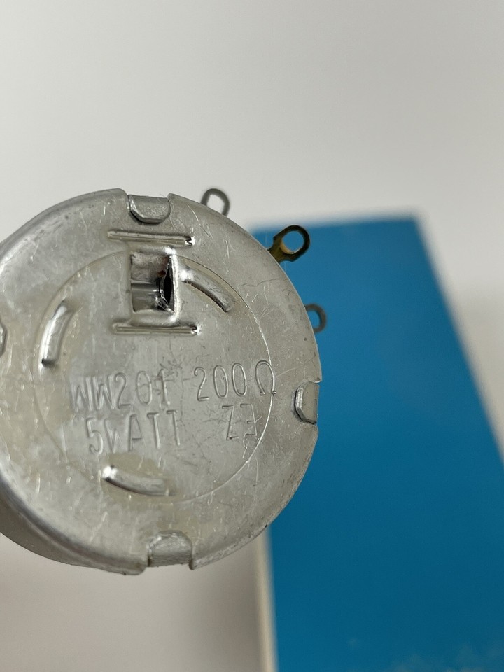 CENTRALAB WW-201 200 OHM 5W LINEAR TAPER POTENTIOMETER | eBay
