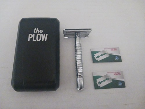 MANSCAPED The Plow Premium Single Blade Double-Edged Safety Face Razor ...