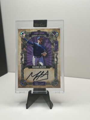 2023 Wildcard Maximo Acosta Auto /4 | eBay