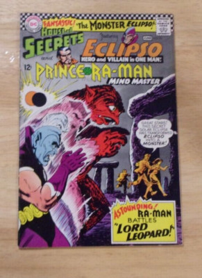 HOUSE OF SECRETS #78 SHARP FN+ 1966 PRINCE RA-MAN +ECLIPSO AND THE ...