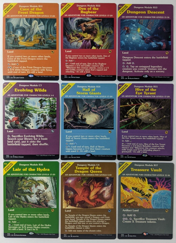 Dungeon Module Magic the Gathering Adventures Forgotten Realms MTG ...