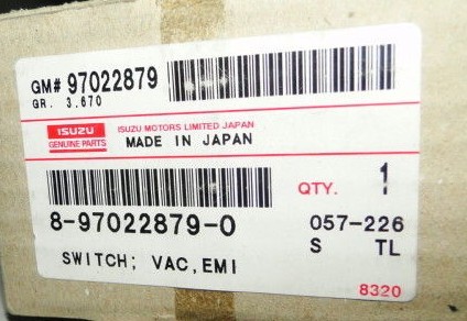 ISUZU SWITCH 8970228790 | eBay