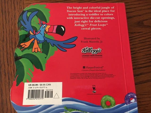 Kellogg's Froot Loops Color Fun Book by Barbara Barbieri McGrath (2001 ...