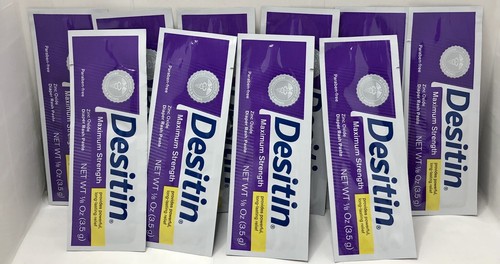 Desitin Diaper Cream Maximum Strength Travel Single Use Packets Lot X ...