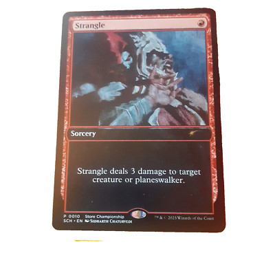 Carte magic : Strangle (garroter) - Vo/rare Promo | eBay