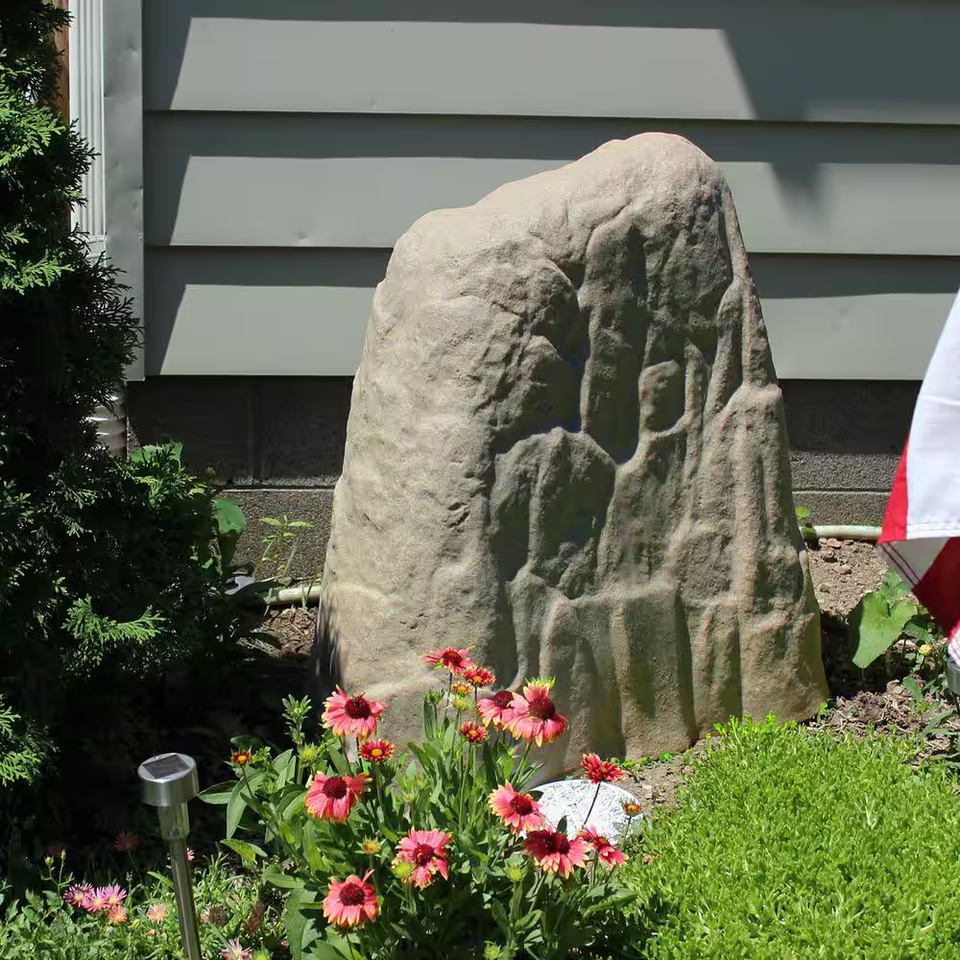 Extra-Large Resin Landscape Rock – Hollow Decorative Cover for Yard ...