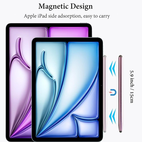 Stylus Pen for Touchscreen with Magnetic, Kenkor 2PCS Tablet Purple ...