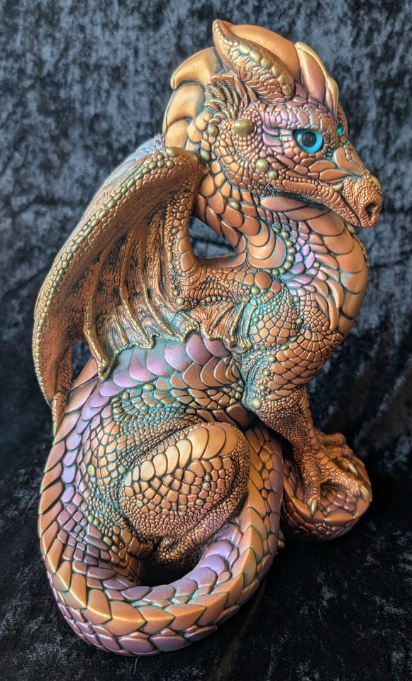 Windstone Editions Male Dragon in Copper Patina - excellent condition ...