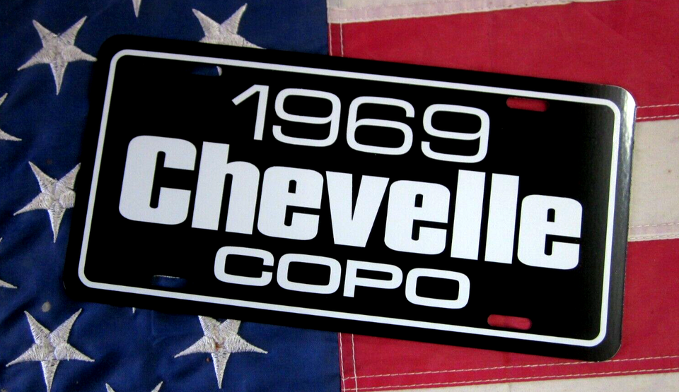 1969 COPO CHEVELLE license plate 69 Chevy 427 Big Block Chevrolet C.O.P ...