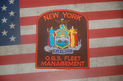 NYPD NYSP New York State Police O.G.S. Fleet Management Patch | eBay.de