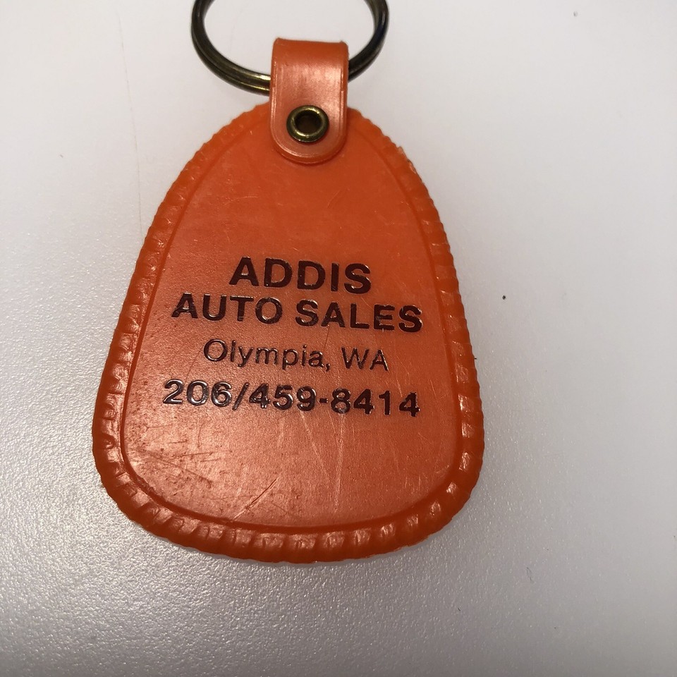 Olympia WA Addis Auto Sales Washington Dealership Car Dealer Keychain ...