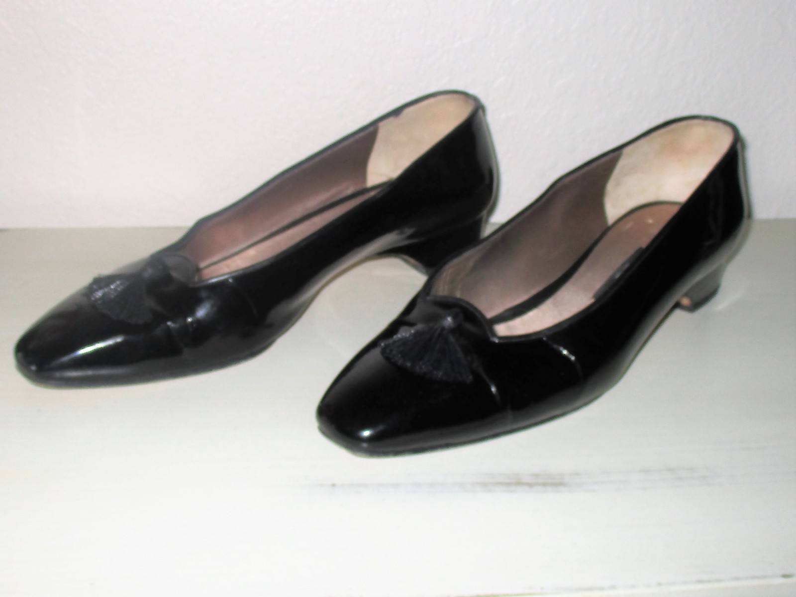 Susan van der Linde Black Patent Leather Heel-Size 39-Italy | eBay